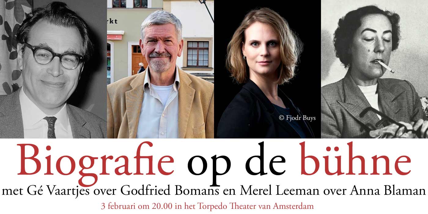 3 februari Biografie op bühne met Gé Vaartjes over Godfried Bomans en ...